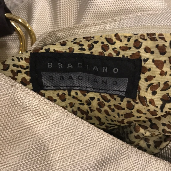 Braciano | Bags | Braciano Creme Colored Shoulder Bag | Poshmark